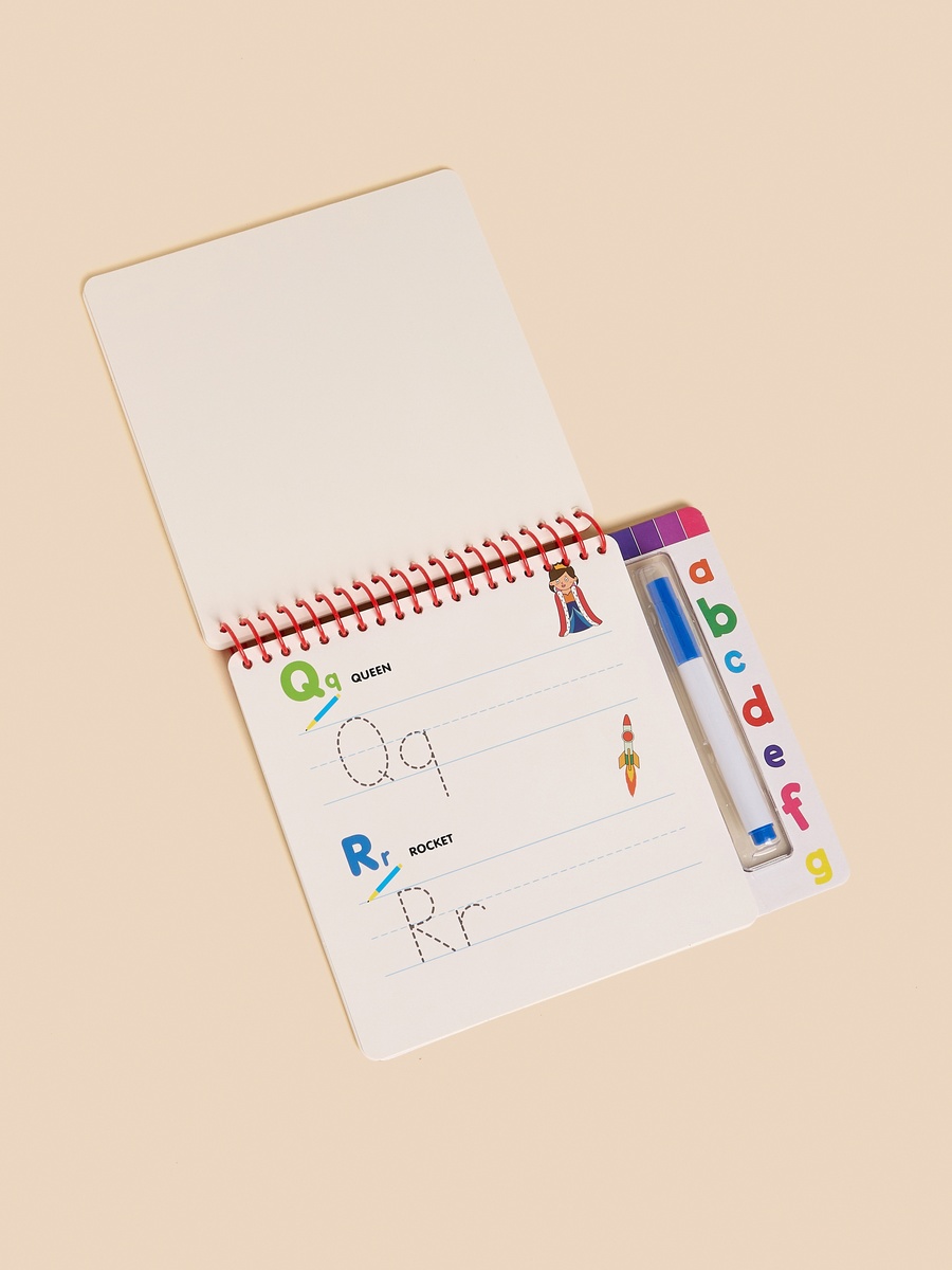 Wipe Away ABCs Activity Book with Marker For Kids at Saudi | Styli