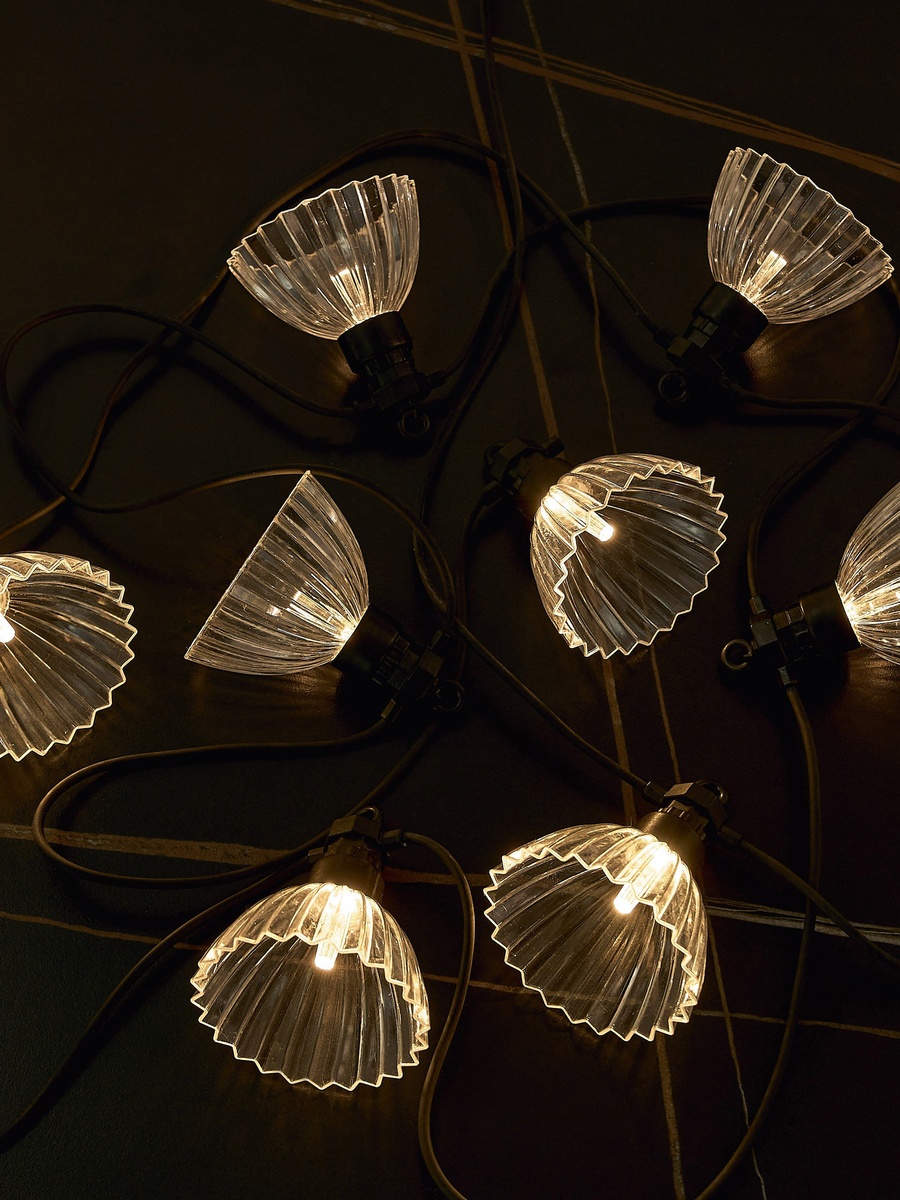 Dux 8 Acrylic Lamp Shade with Warm LED String Light For Default ...
