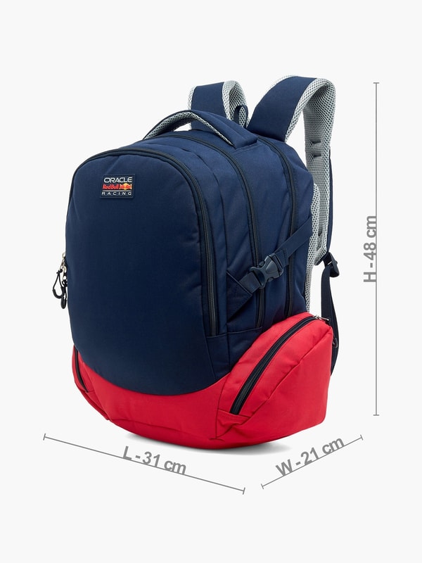 Buy Red Bull Colourblock Backpack with Adjustable Straps and Zip ...