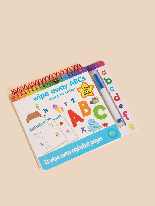 Wipe Away ABCs Activity Book with Marker For Kids at Saudi | Styli