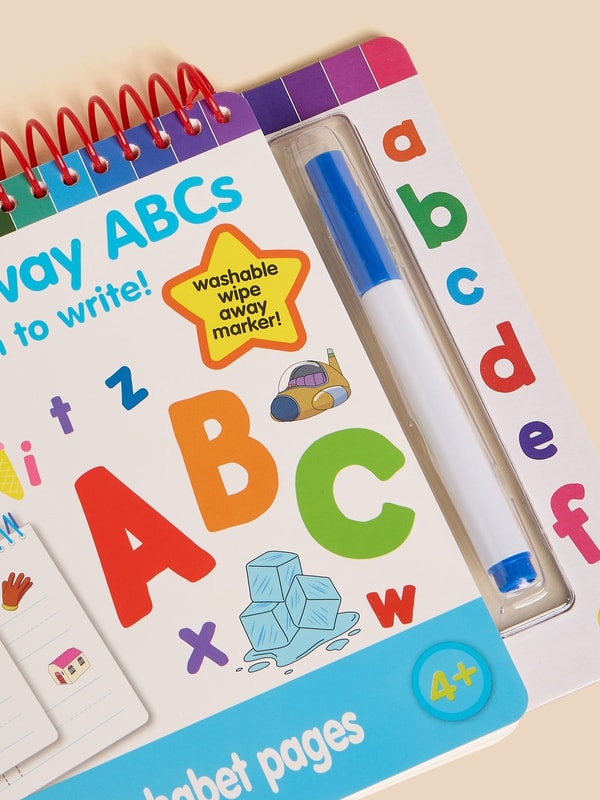 Wipe Away ABCs Activity Book with Marker For Kids at Saudi | Styli