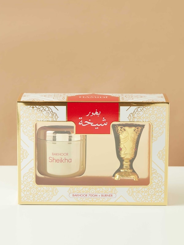 Sheikha Bakhoor and Burner Gift Set For Default Category at Kuwait | Styli
