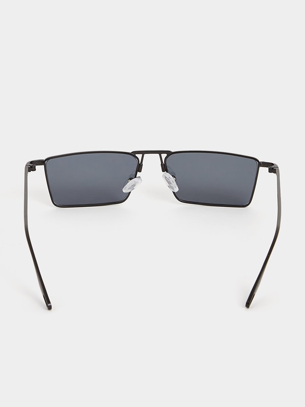 Buy Rectangle Frame Sunglasses Black For Men | Styli Saudi