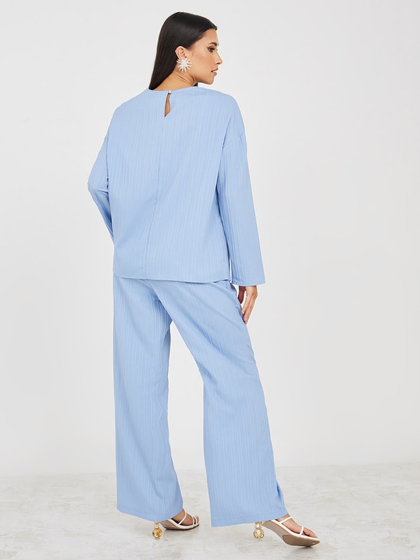 Relaxed Fit Longline Top And Trouser Co Ord Set Styli