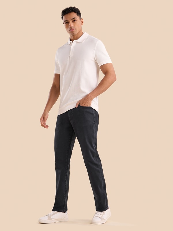 Plain Straight Fit Jeans For Default Category at Saudi | Styli